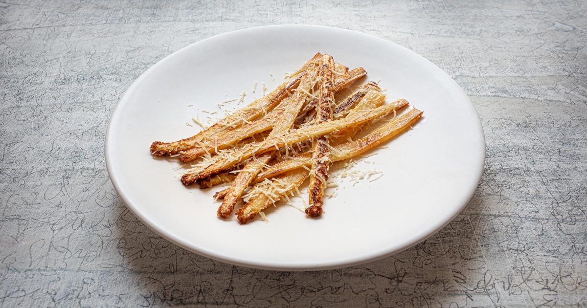 Gebratener Spargel mit Parmesan – Kochgenossen